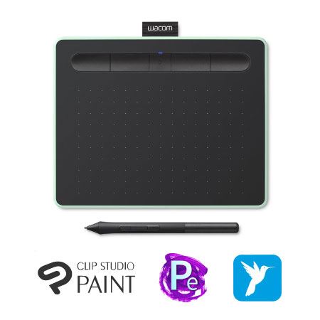 Wacom Intuos M Bluetooth digitális rajztábla fekete-pisztácia (CTL ...