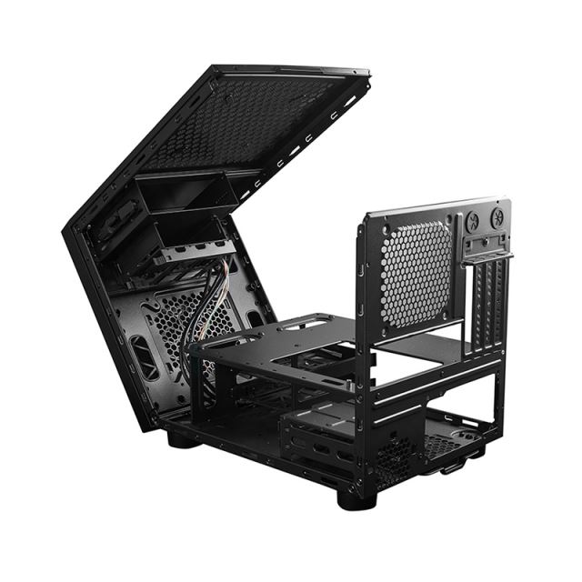 Chieftec Pro Cube CI-02B-OP táp nélküli mATX ház fekete