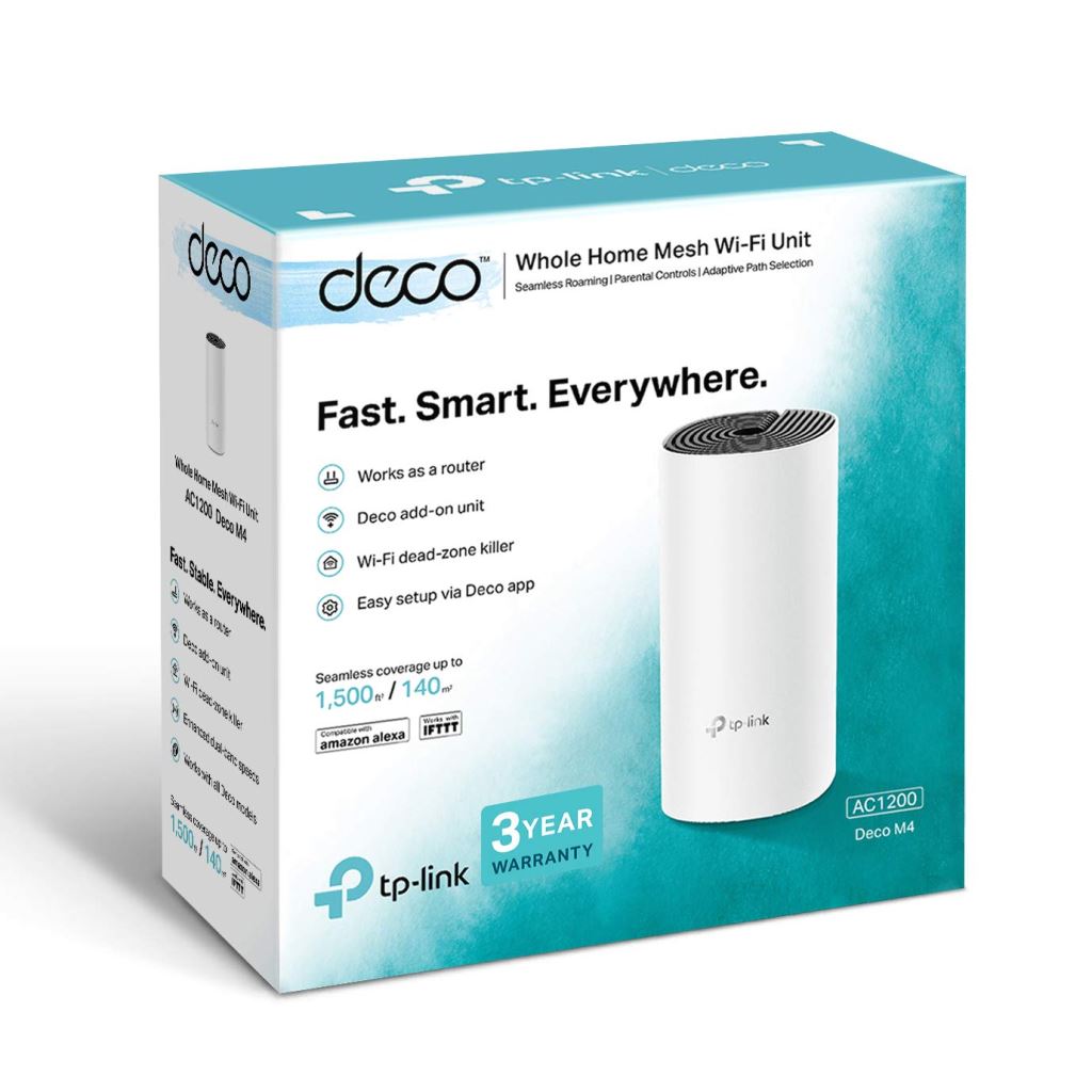 TP-Link Deco E4 AC1200 Whole Home Mesh Wifi rendszer (Deco E4 (1-pack))
