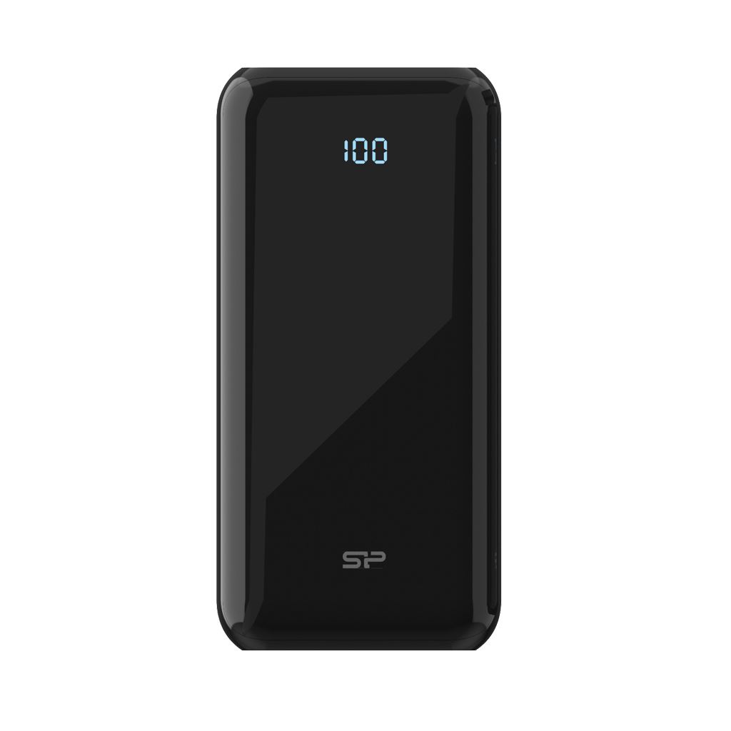 Silicon Power QS28 Power Bank 20000mAh fekete (SP20KMAPBKQS280K)
