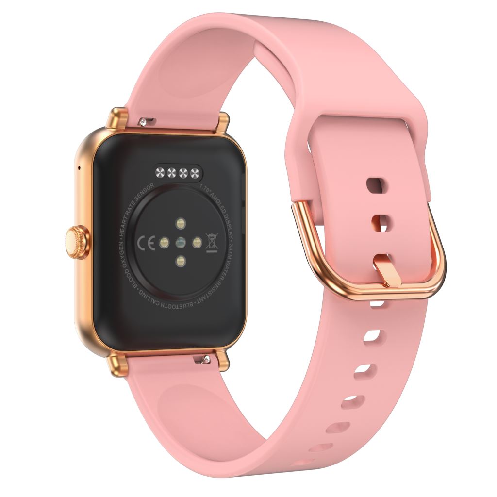 Garett GRC CLASSIC okosóra pinkszínű szíjjal (CLASSIC_GLD)