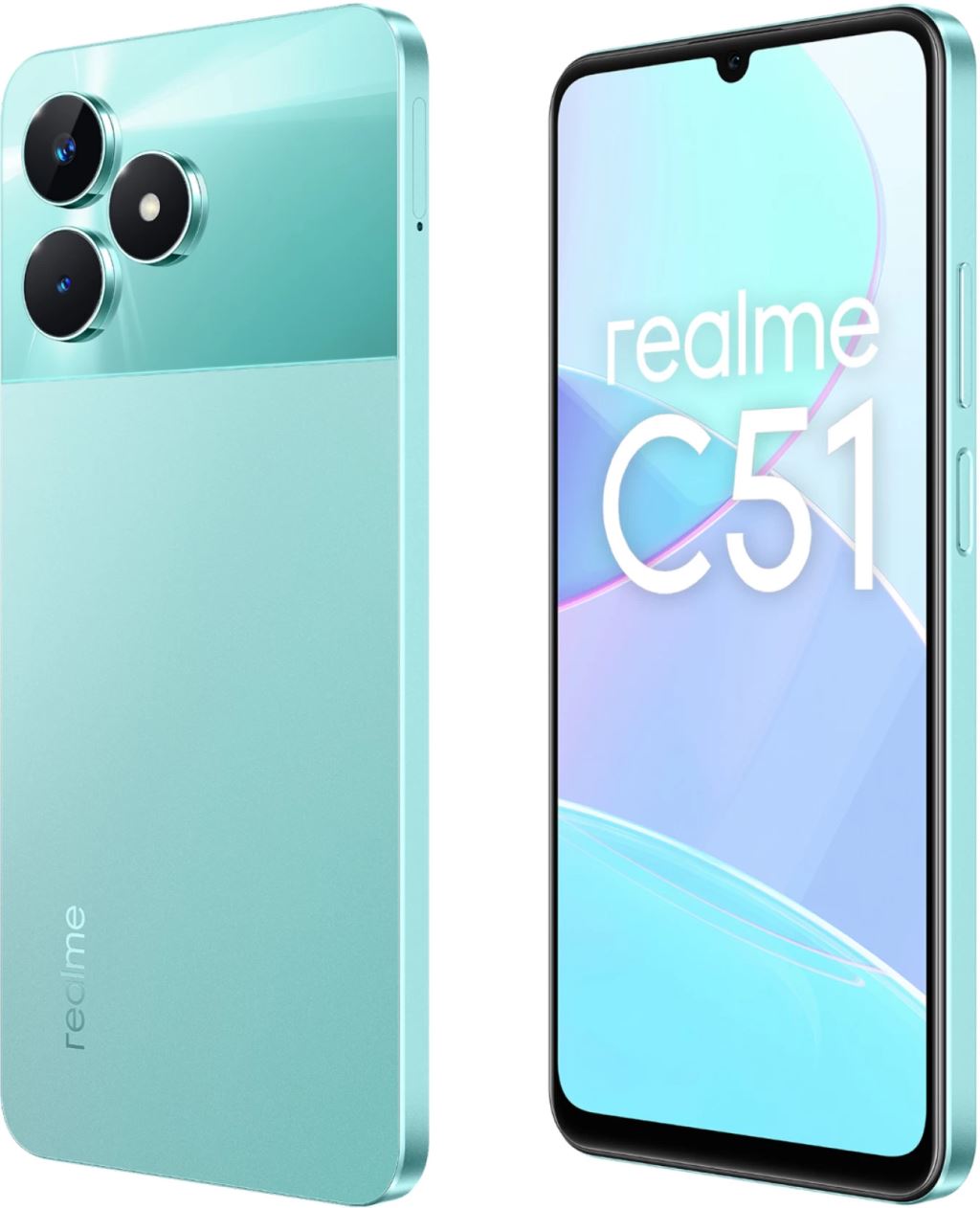 Realme C51 4/128GB Dual-Sim mobiltelefon zöld
