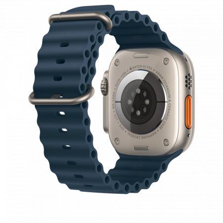 Apple Watch Ultra 2 GPS + Cellular 49mm titántok, kék óceán szíj (MREG3)