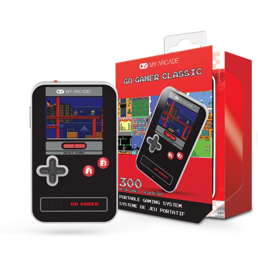 My Arcade DGUN-3909 Go Gamer Classic hordozható játékkonzol fekete ...