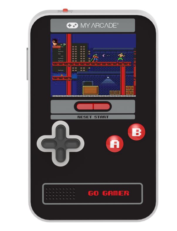 My Arcade DGUN-3909 Go Gamer Classic hordozható játékkonzol fekete ...
