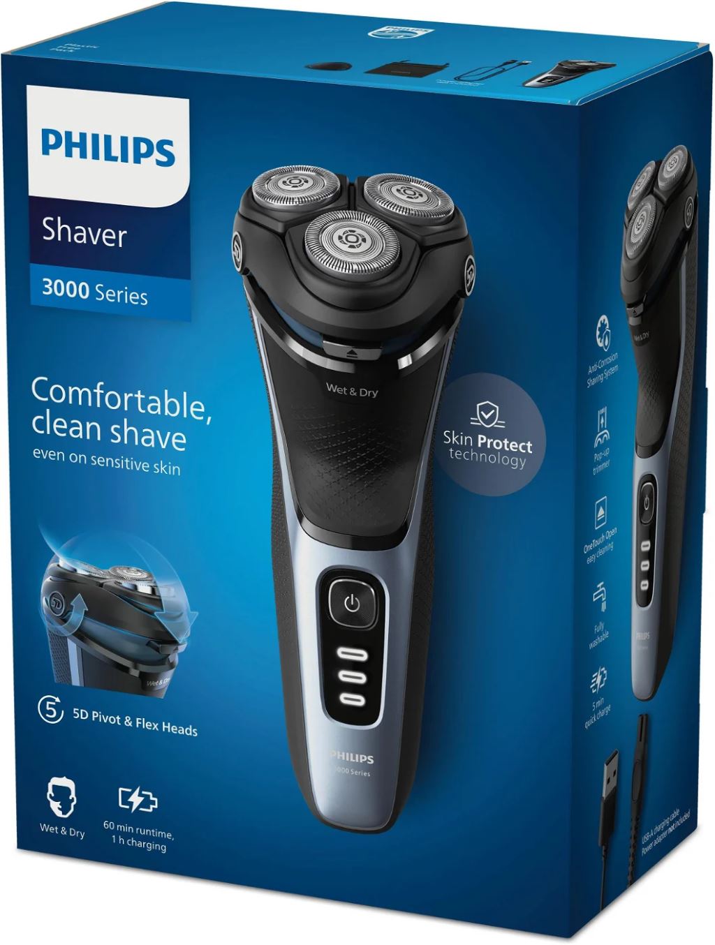 Philips S3243/12 Shaver 3000 Series elektromos borotva