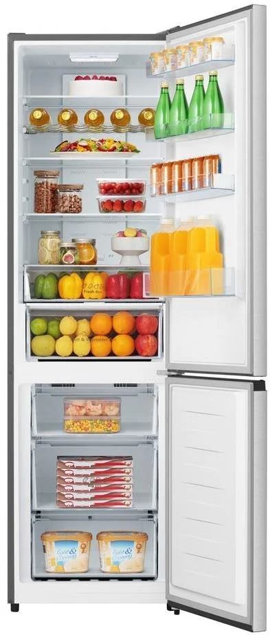 Hisense RB440N4ACD alulfagyasztós hűtőszekrény inox