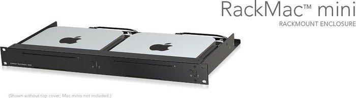 Sonnet 2018 MacRack mini 1U rack készlet rack ház (fekete) (RACK-MIN-2XA)