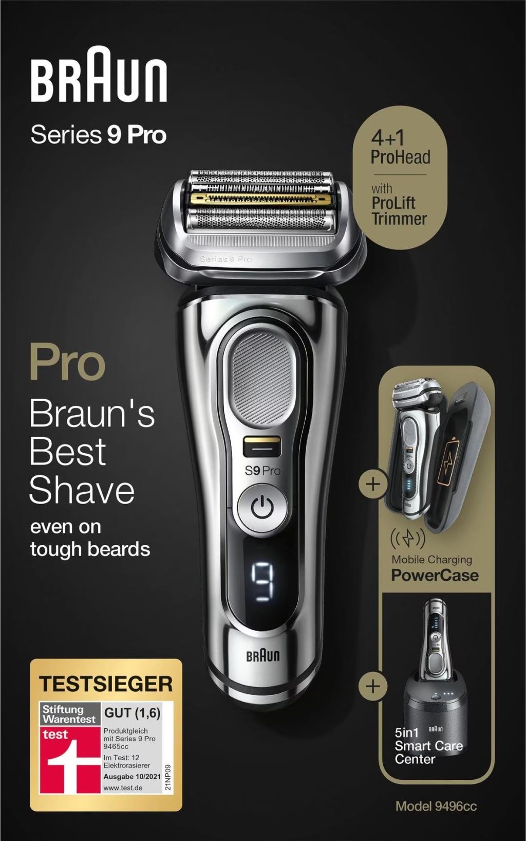 Braun Series 9 Pro 9496cc Wet&Dry borotva (8700216050166)