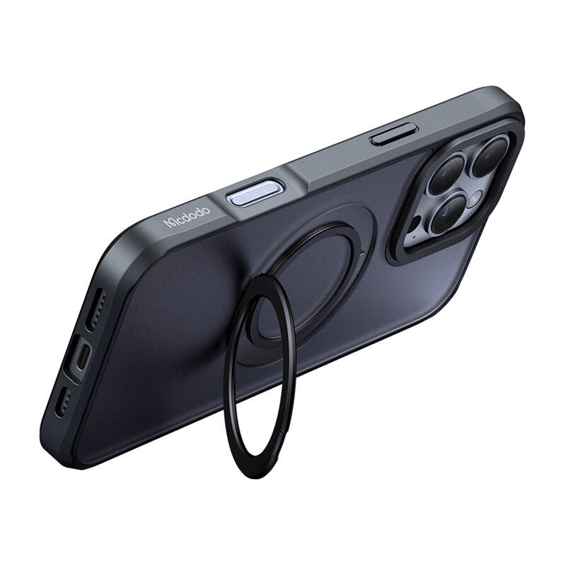 Mcdodo MagSafe case for iPhone 16 Pro Max with stand fekete (PC-4933)