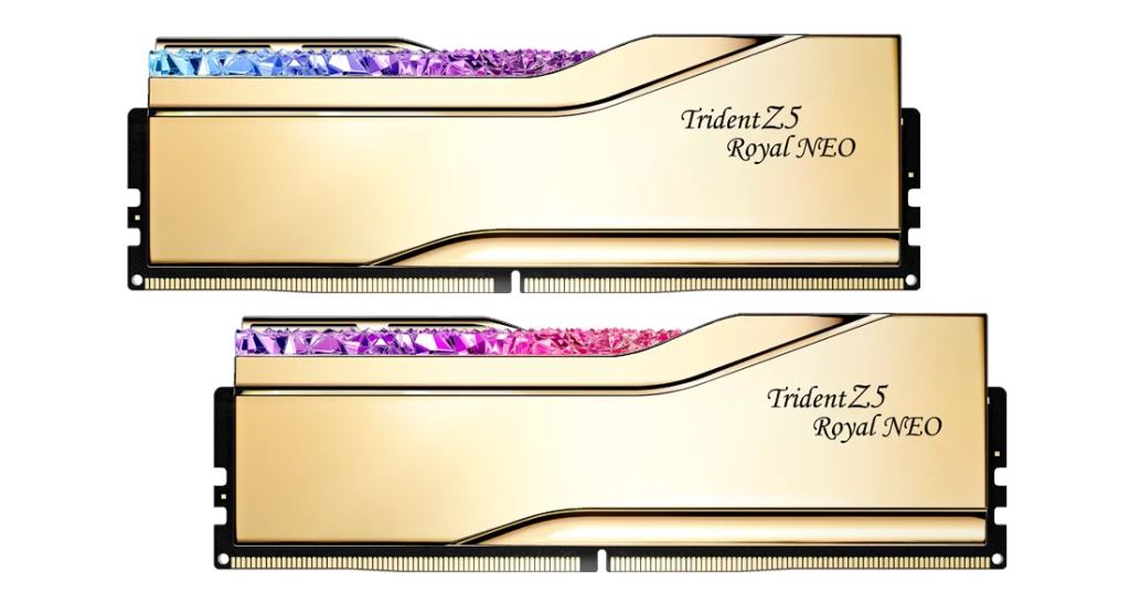 64GB 6000MT/s DDR5 RAM G.Skill Trident Z5 Royal Neo CL26 1.45V (2x32GB ...