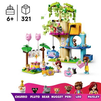Lego Macska születésnapi buli és faház (42666)