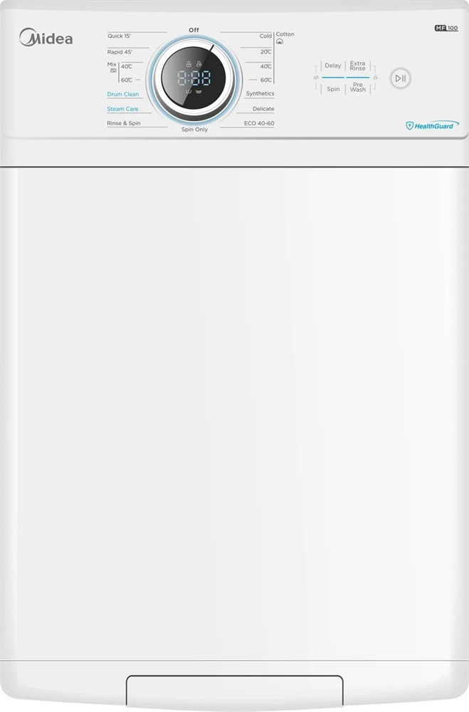 Midea MF100T60B/W-HU inverteres, gőzös felültöltős mosógép (MF100T60B-W-HU)