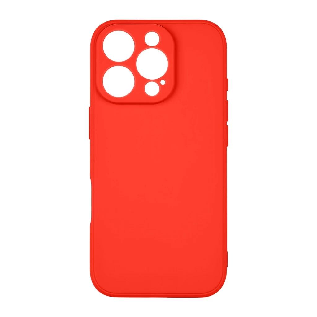 OBAL:ME Matte TPU tok az Apple iPhone 16 Pro készülékhez piros