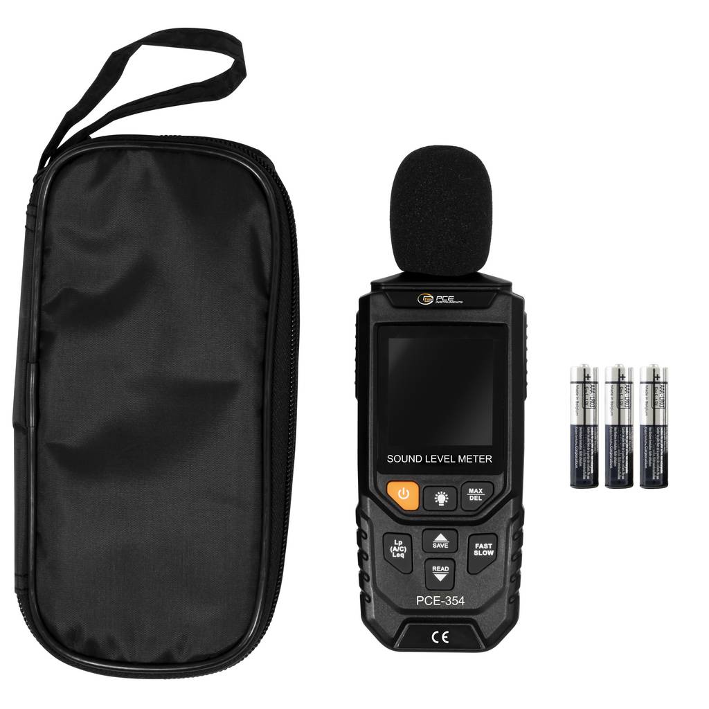 PCE Instruments Zajszintmérő Adatgyűjtő 30 - 130 dB 20 Hz (min) (PCE ...