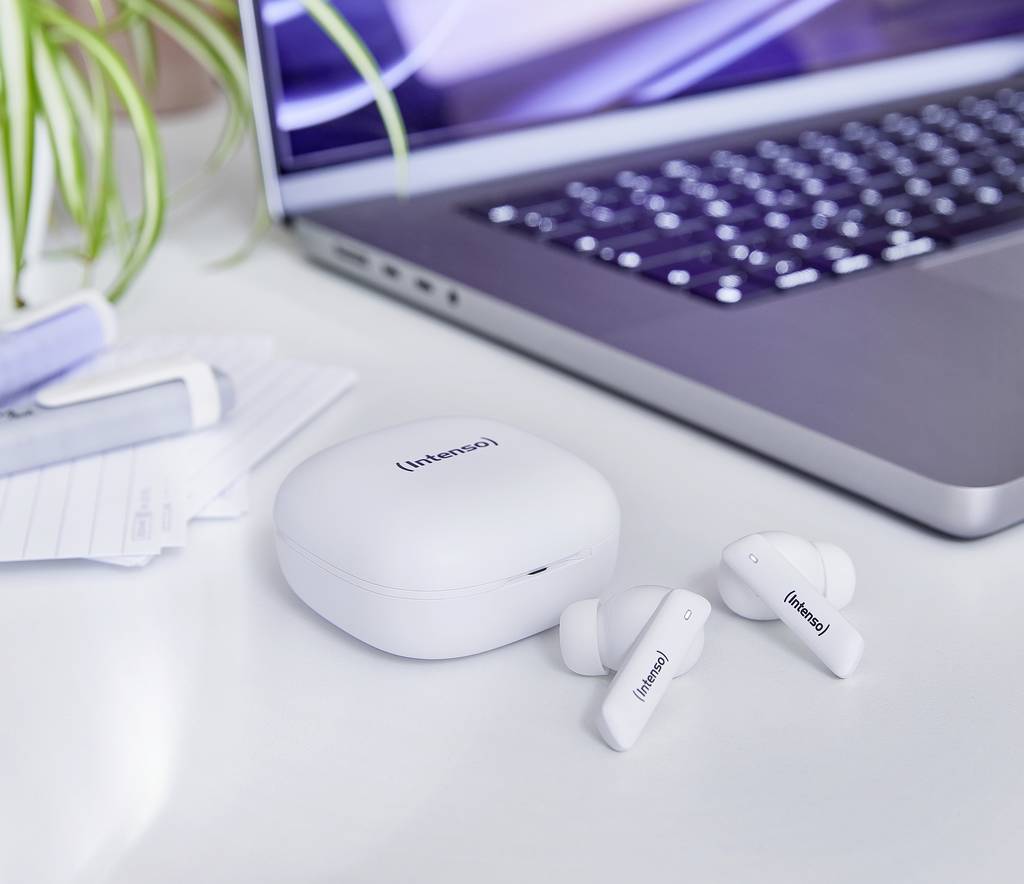 Intenso Buds Pro T502HAE weiß In Ear fejhallgató Bluetooth Fehér Noise ...