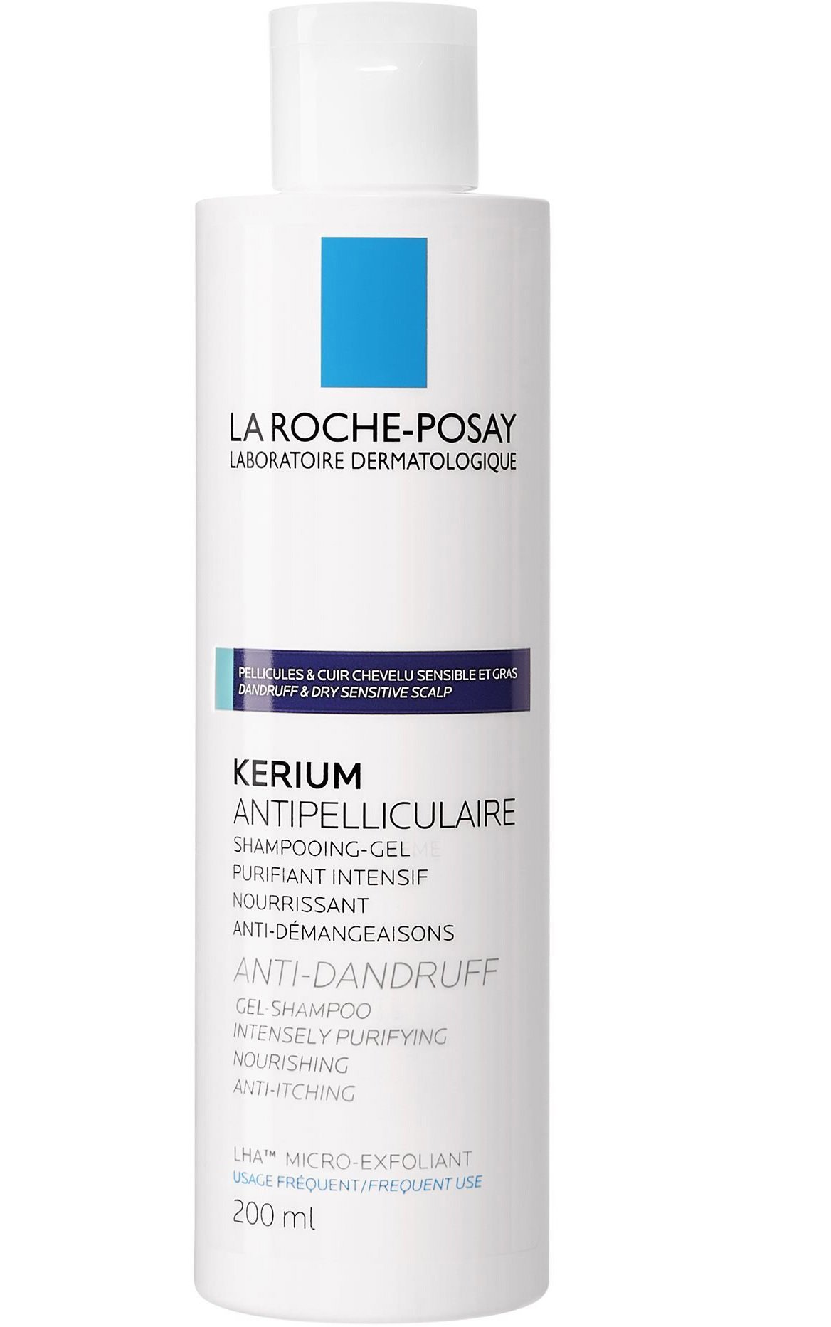 LA ROCHE-POSAY Kerium Anti-Dandruff Gel Shampoo 200 ml sampon ...