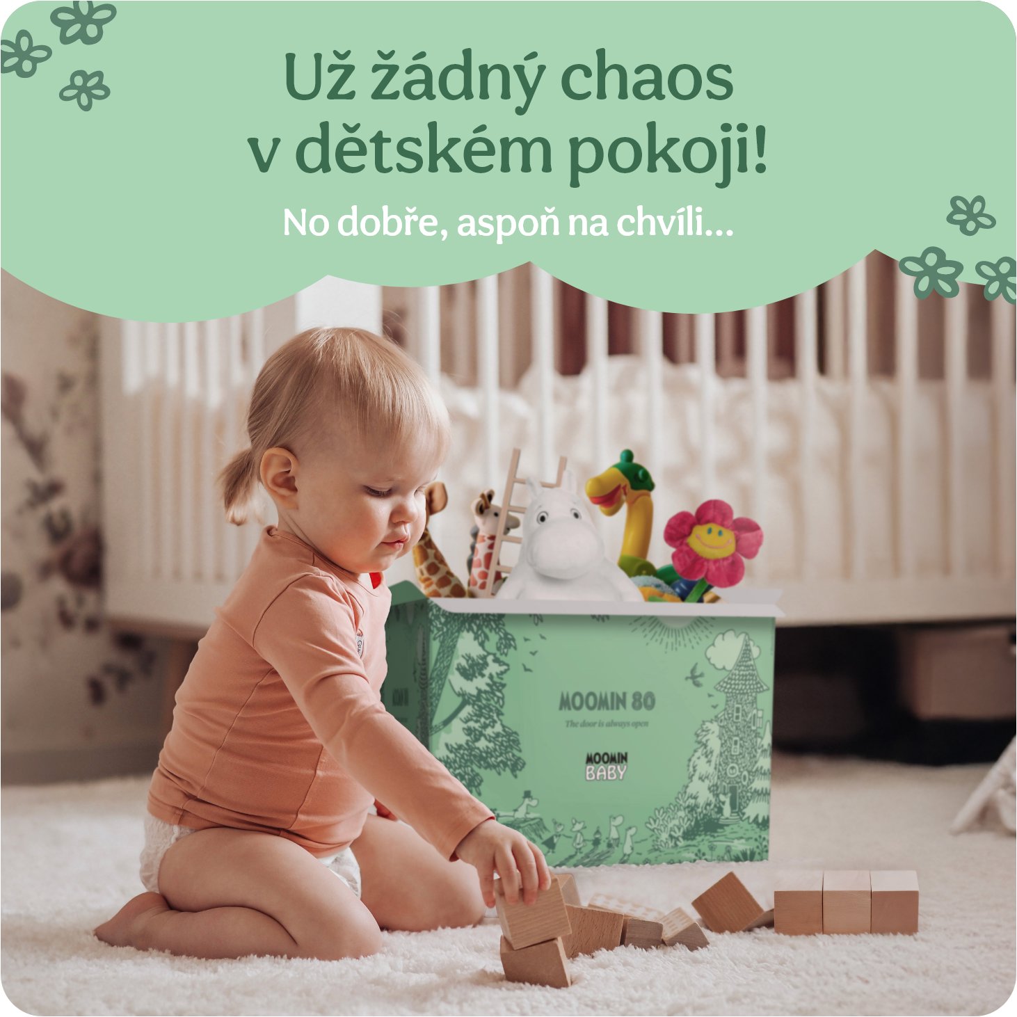 Moomin Baby Mumin Baby 5 Maxi 10-16 kg (120 darab) eldobható pelenka ...