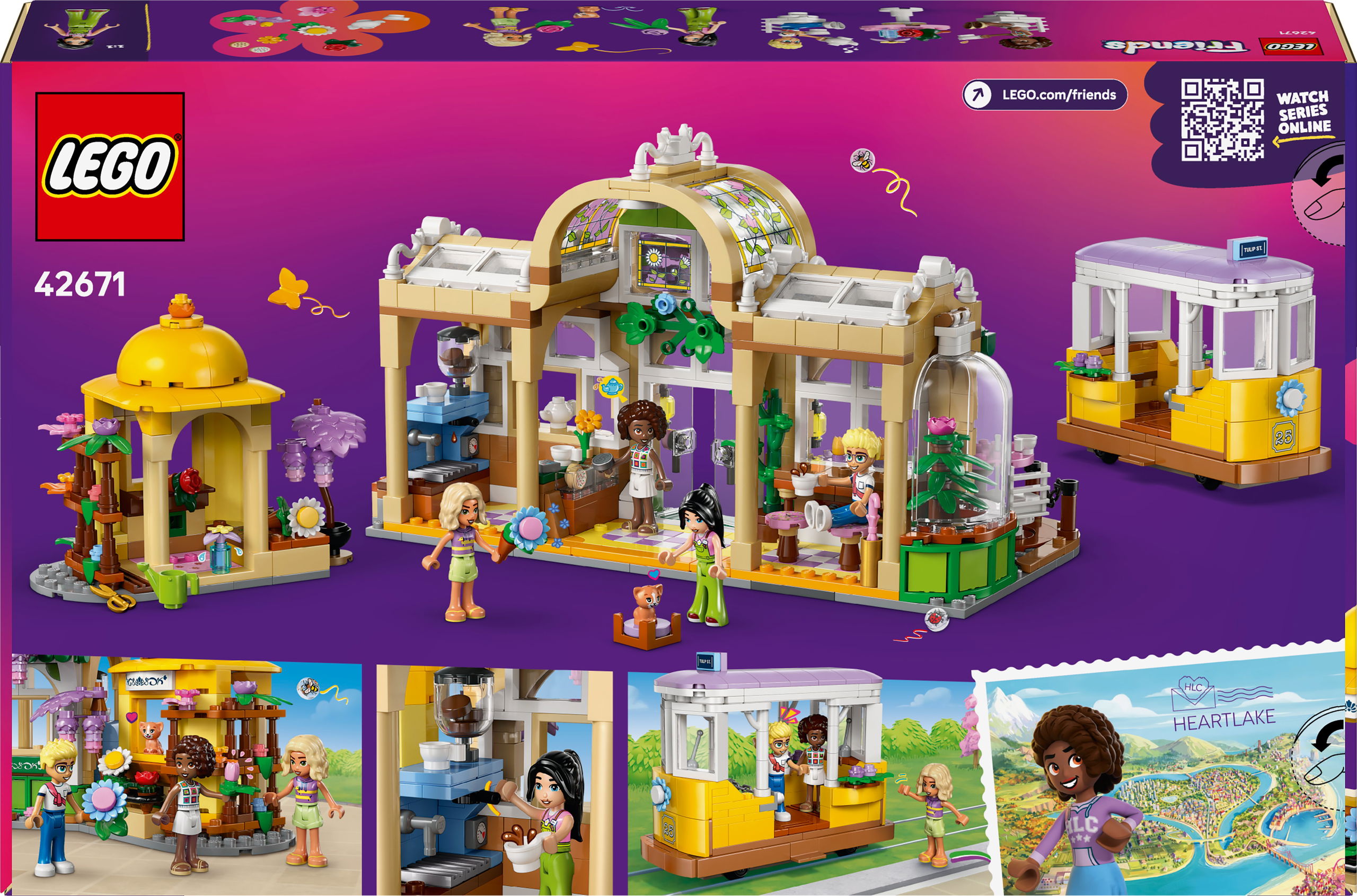 Lego Friends Botanikus kávéház és virágbolt 42671