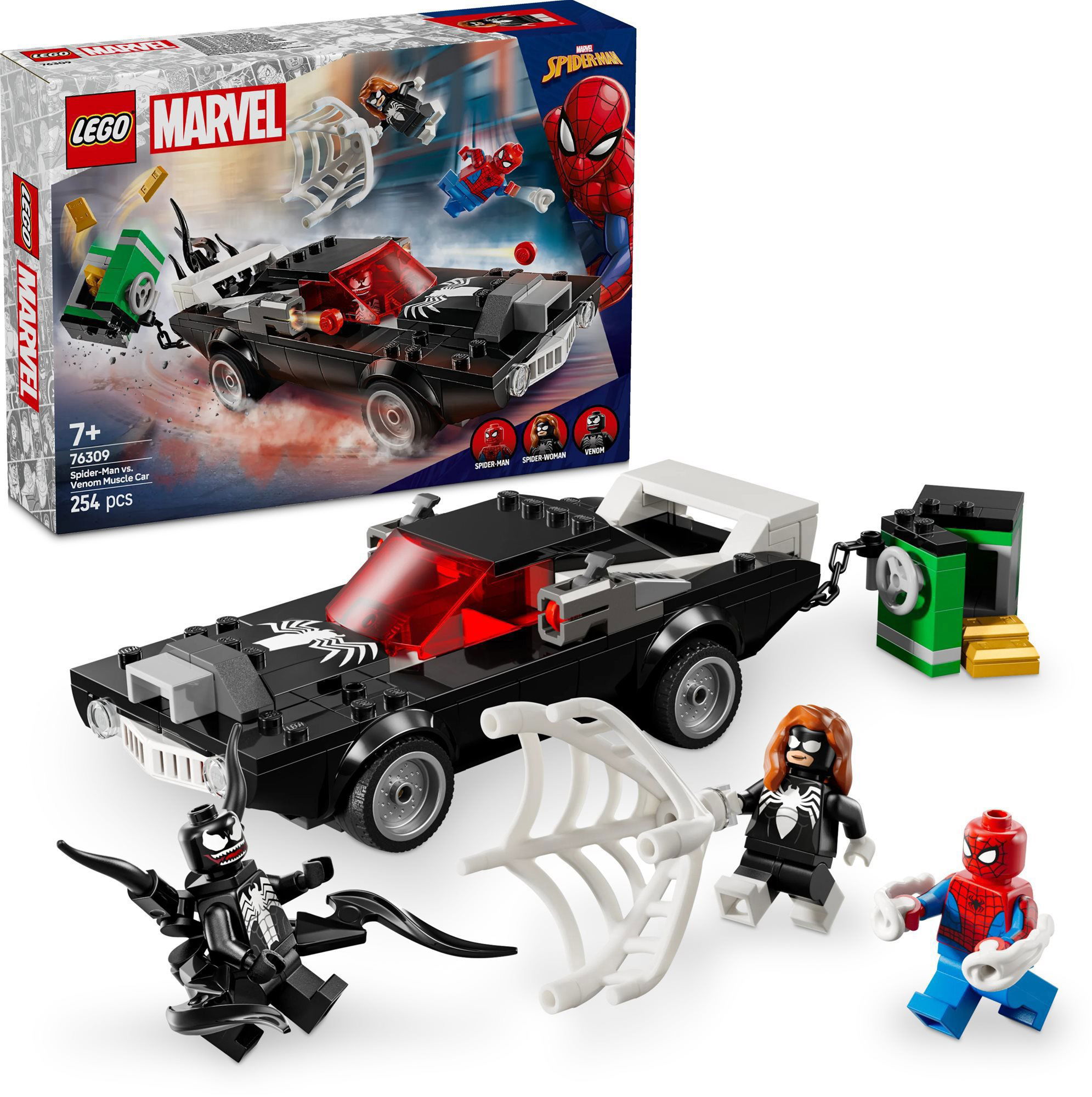 Lego Marvel Pókember vs. Venom sportautója 76309