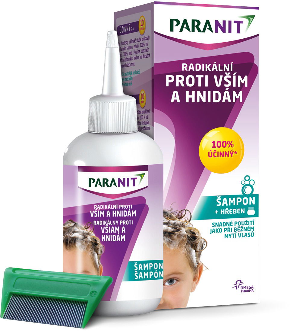 PARANIT Radical sampon 100 ml + fésű