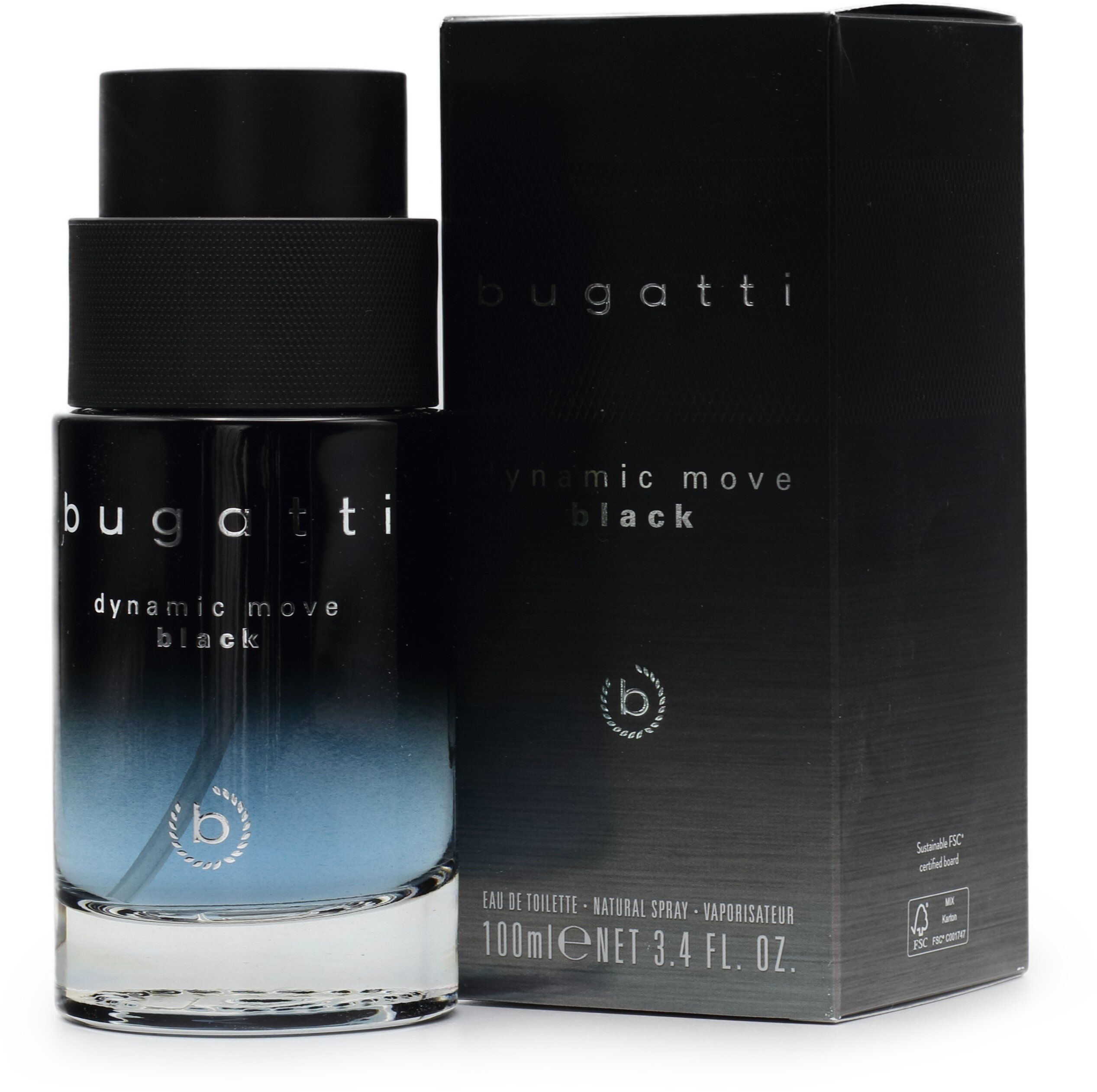 Bugatti Dynamic Move Black EdT 100 ml eau de toilette - férfi