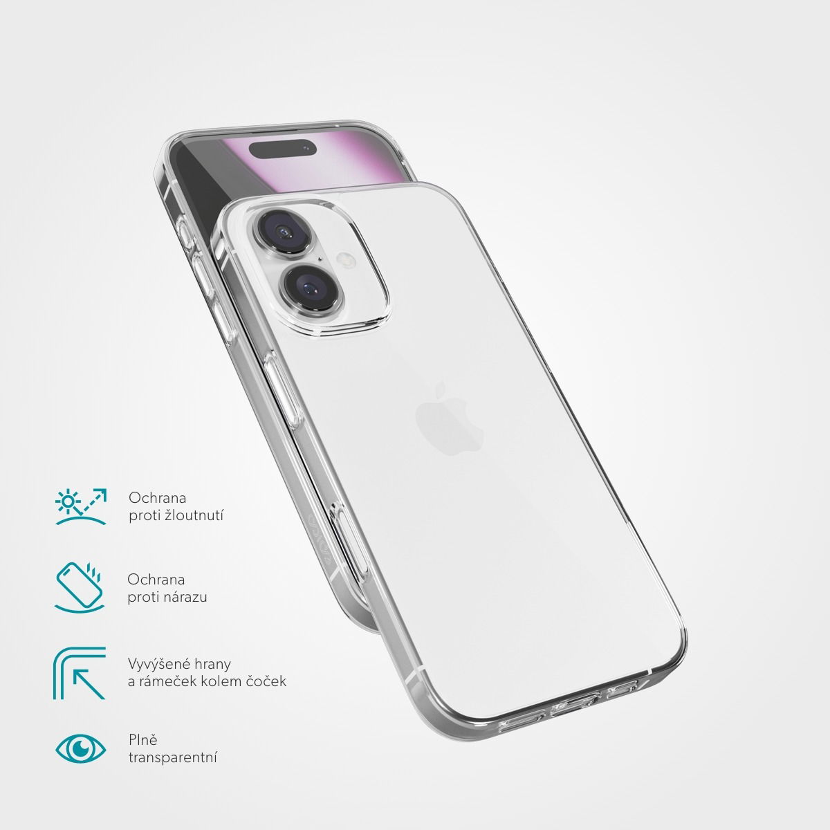 Epico Hero iPhone 16 átlátszó tok telefon tok - apple iphone 16 tok ...