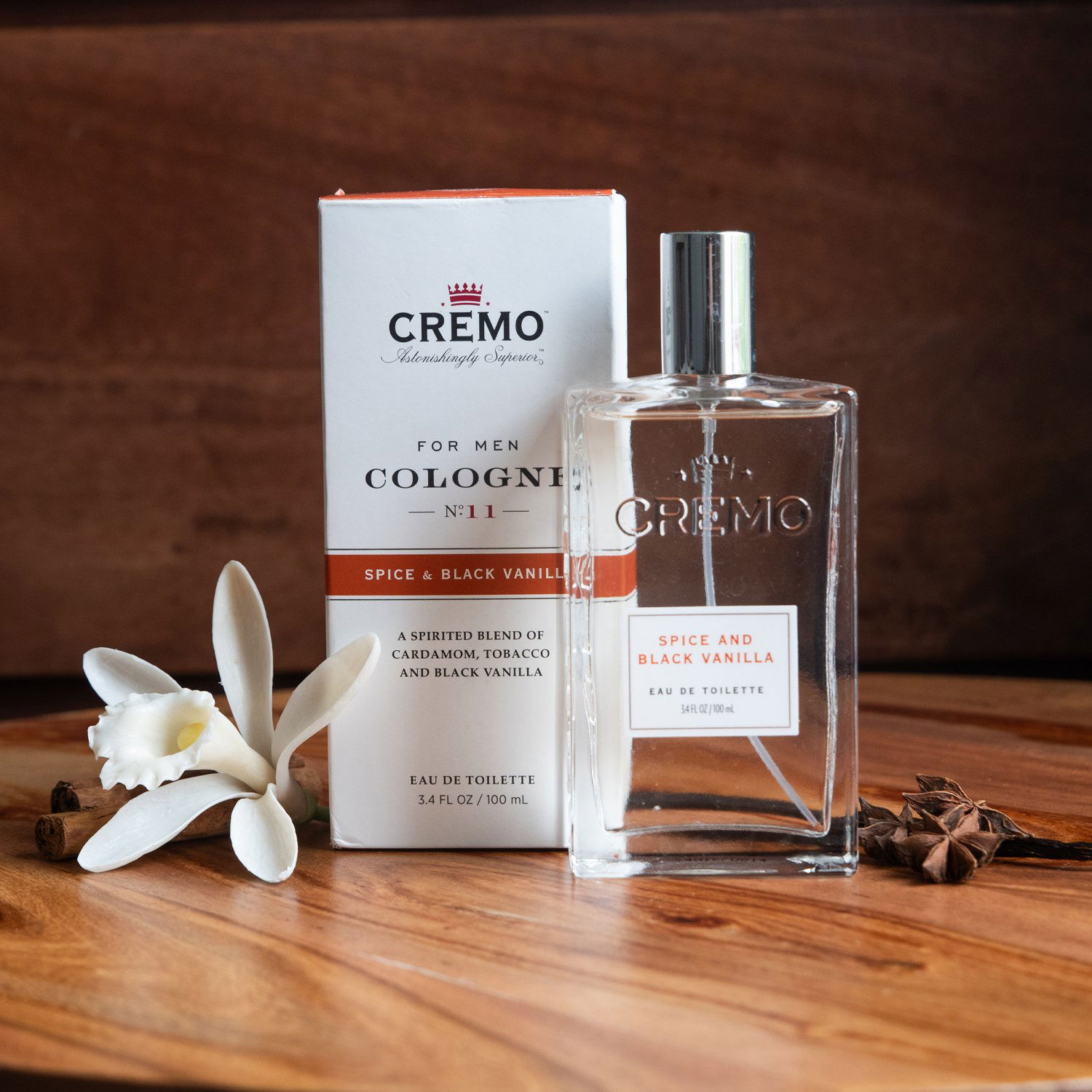 CREMO Cologne Spice & Black Vanilla 100 ml