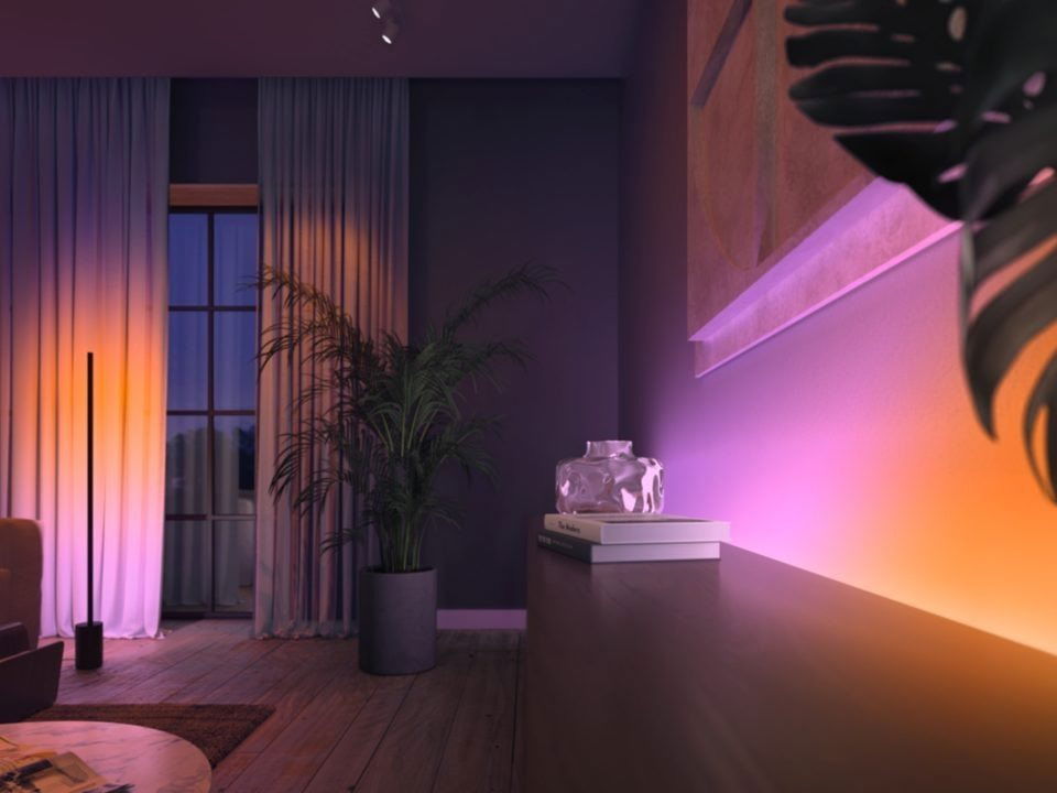 Philips COL Hue Go V2 EU White + Hue Gradient Lightstrip Base EU UK ...