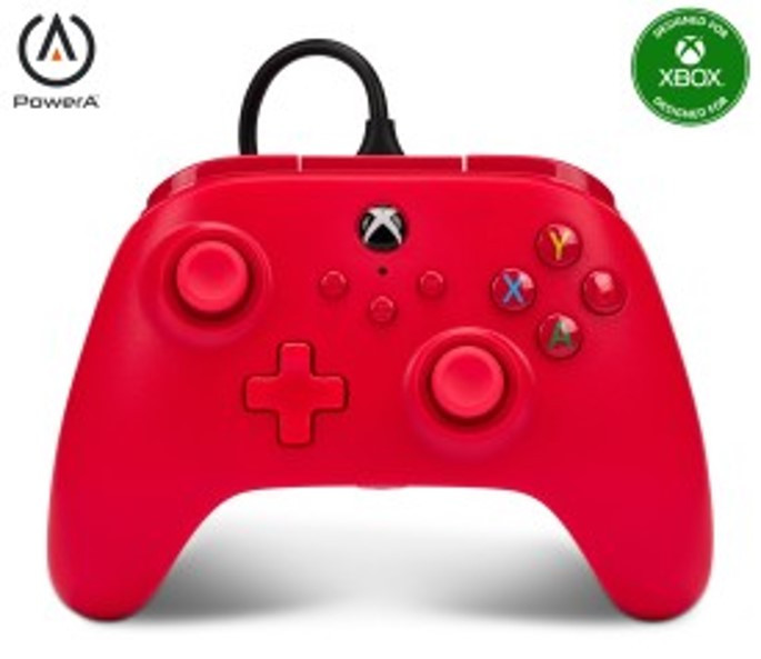 PowerA vezetékes kontroller Xbox Series X|S - piros (1519366-01)