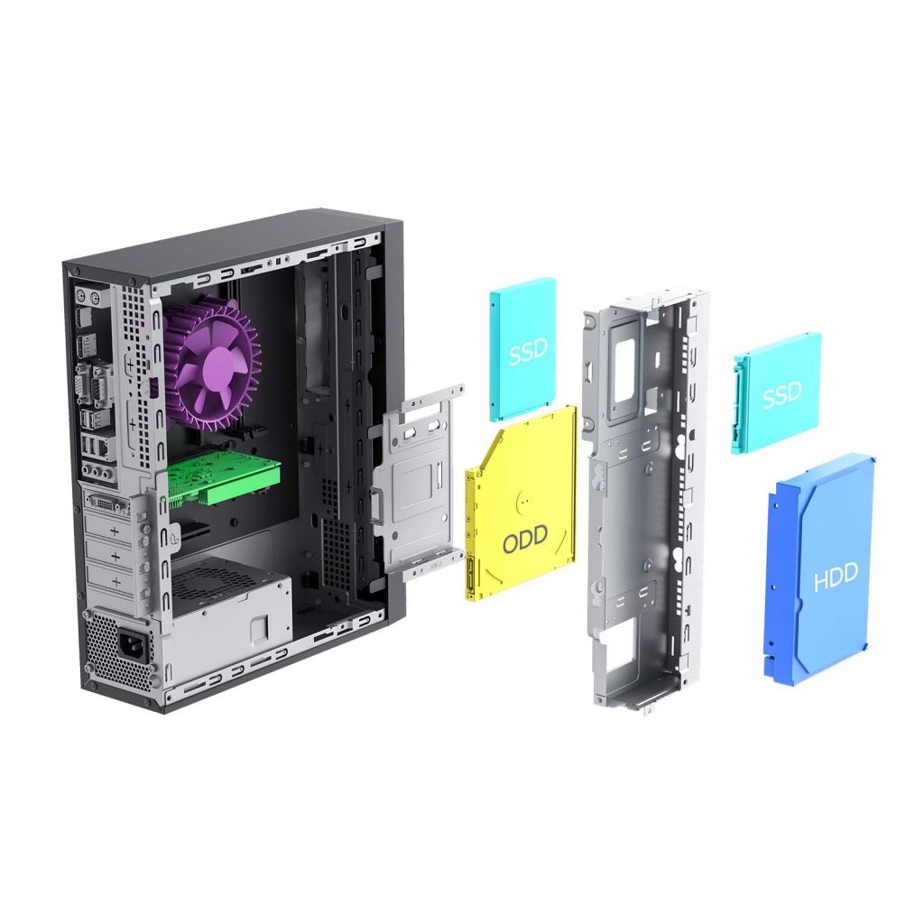 Akyga AK-302-01BL táp nélküli SFF ház fekete