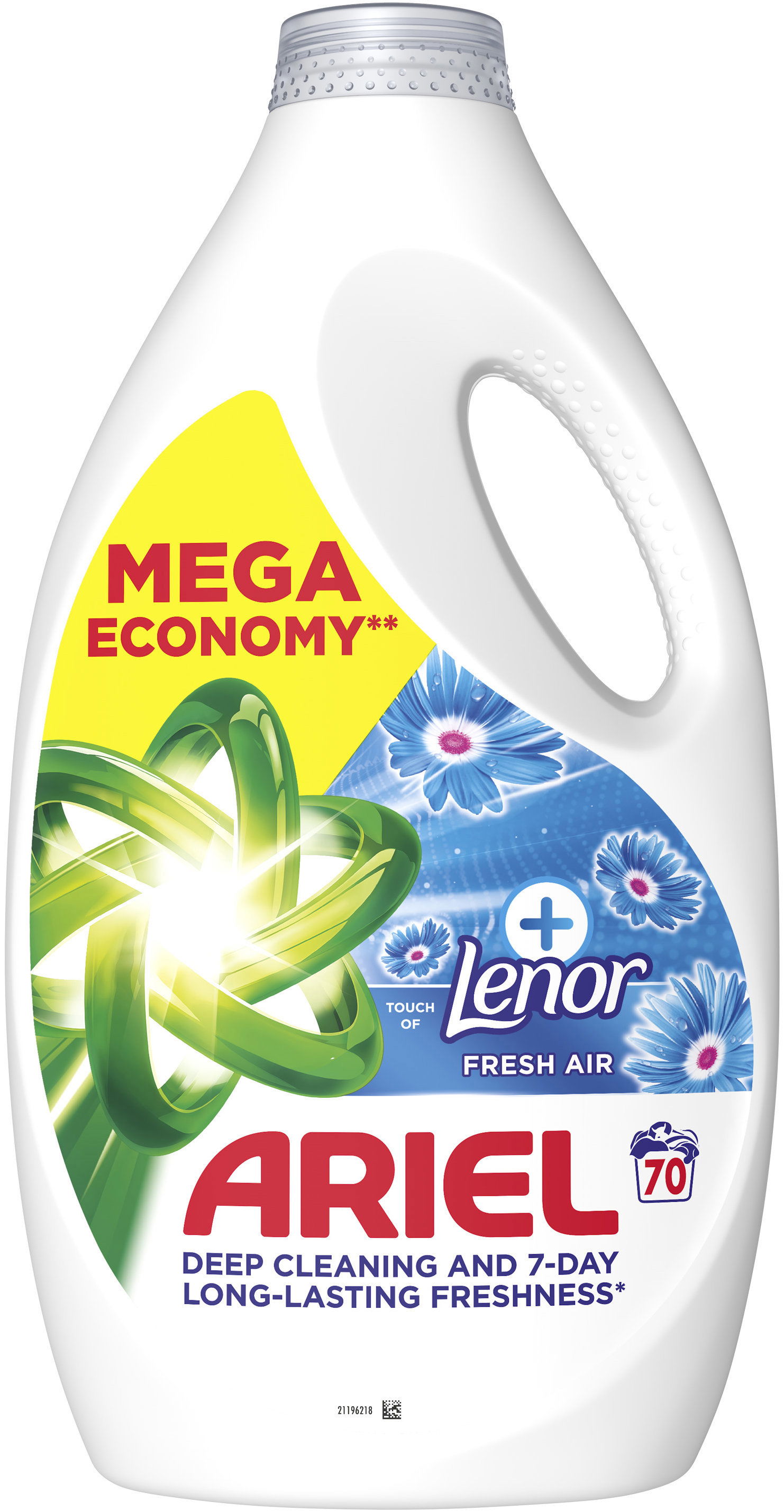Ariel Fresh Air 3,15 l (70 mosás) mosógél - szines és fehér ruhákhoz