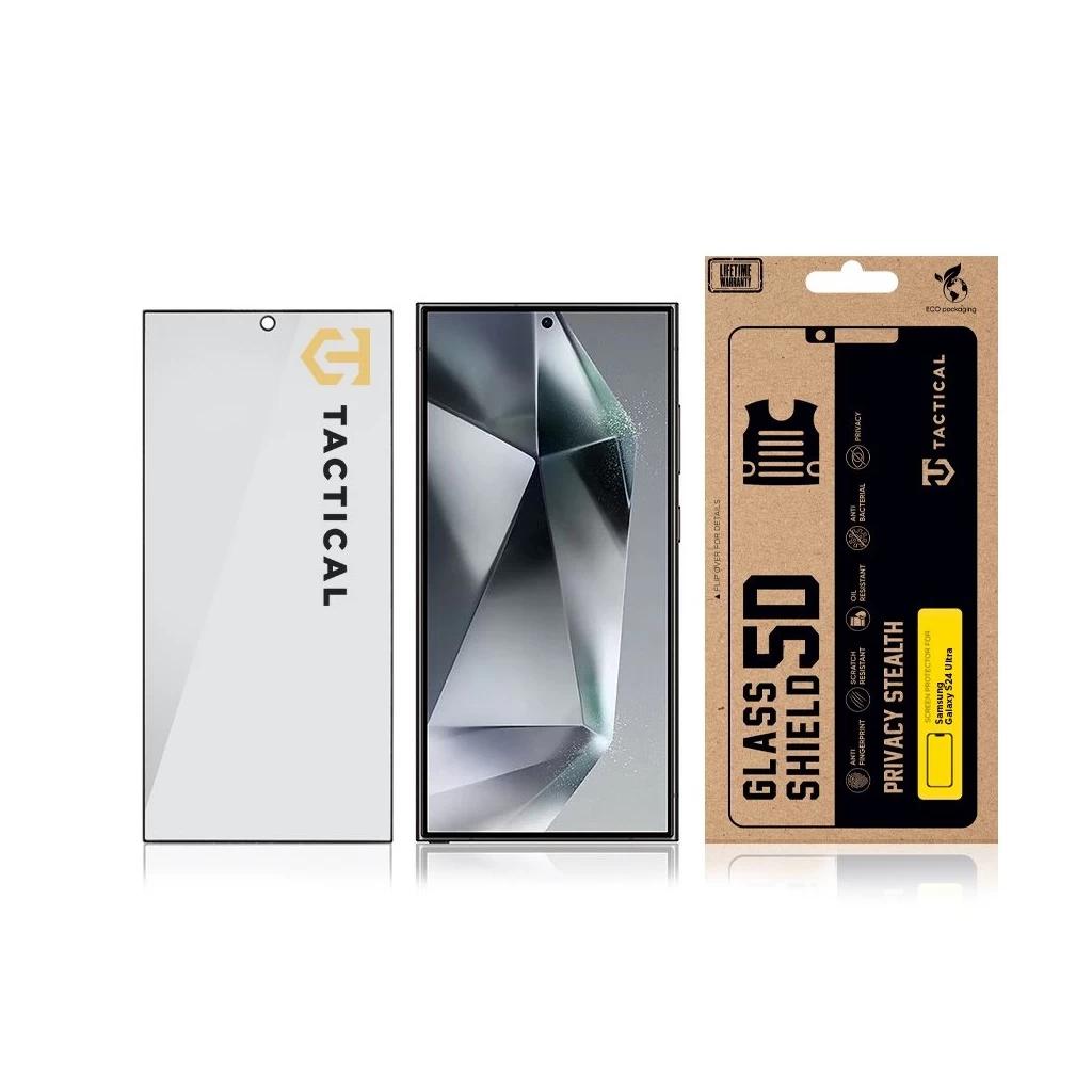 Tactical Glass Shield Privacy Stealth 5D Samsung Galaxy S24 Ultra ...