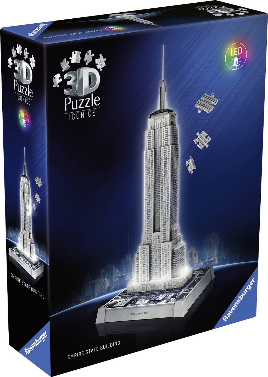 Ravensburger 3D puzzle Iconics: Empire State Building LED-ekkel 1 db ...