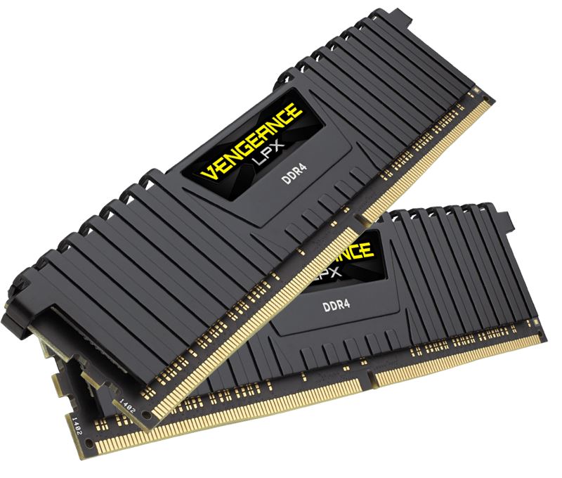 16GB 2400MHz DDR4 RAM Corsair Vengeance LPX Black CL16 (2x8GB ...