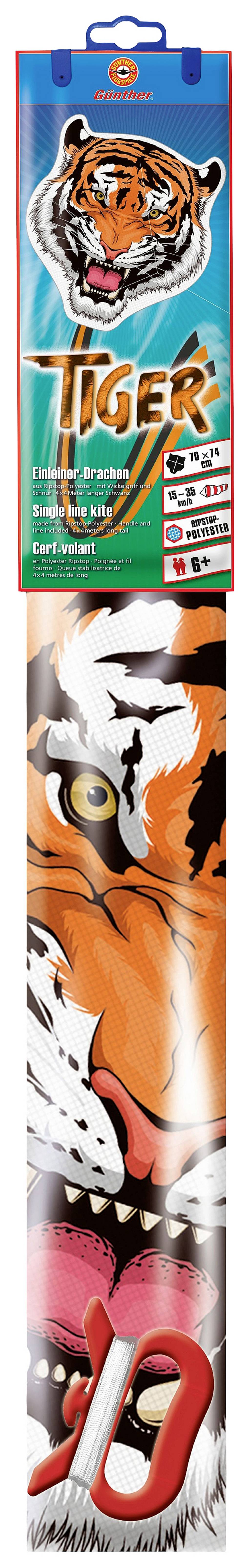 Günther Flugspiele Sárkány Tigris Fesztáv 740 mm Szélerősség 4 - 8 bft ...