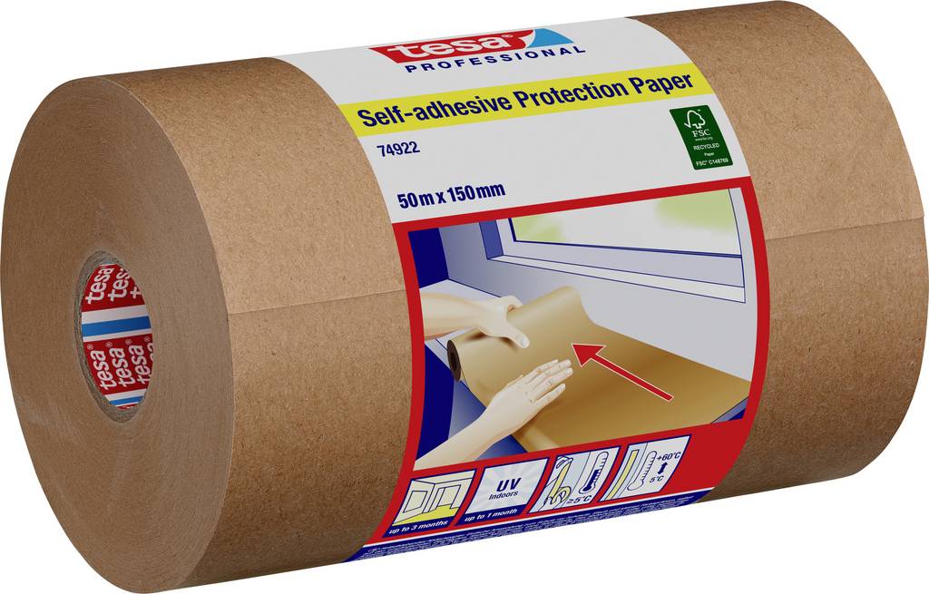 Tesa 74922 Krepp szalag Professional Zergeszínű (H x Sz) 50 m x 15 cm ...