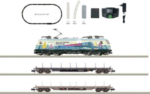 MiniTrix N tehervonat kezdőkészlet a Railpool AG-től (11165)