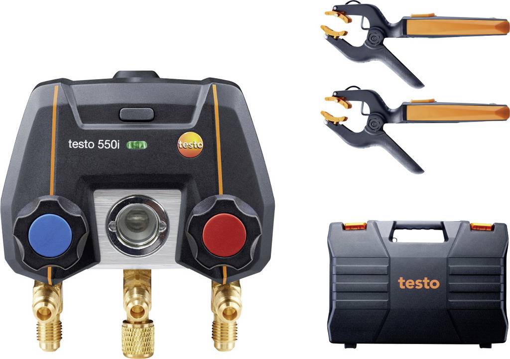 testo Hűtőközeg mérőkészülék készlet, 550i Smart Set (0564 3550)