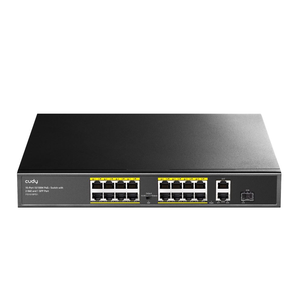 Cudy 16-Port PoE+ Switch (FS1018PS1)